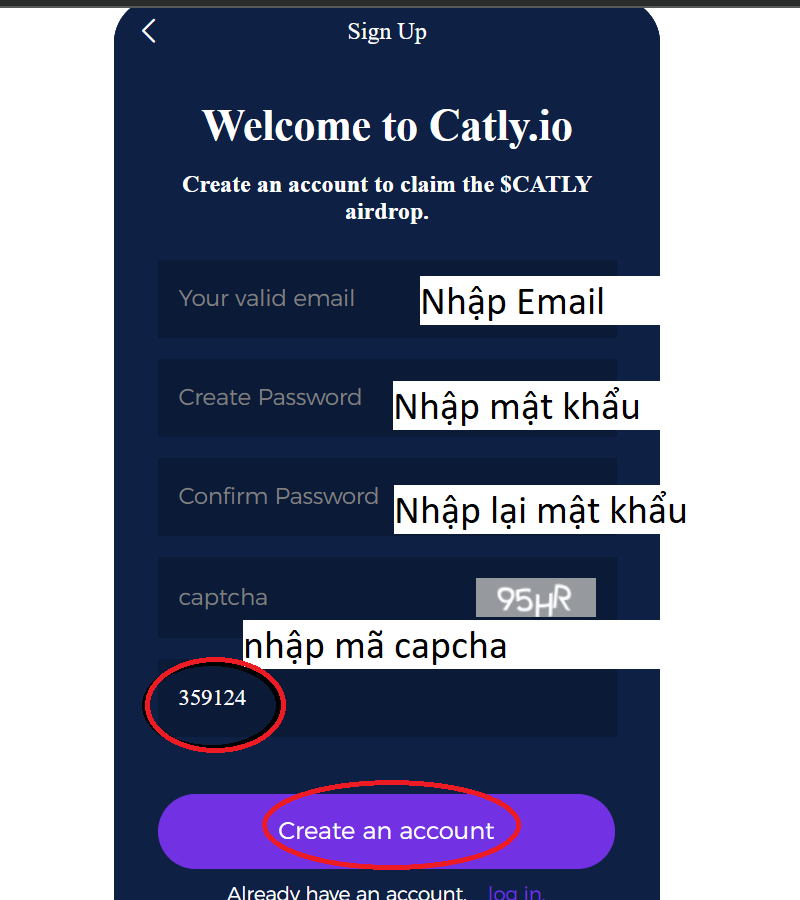 Catly.io aidrop miễn phí 500 CATLY coin khai thác đào coin hàng ngày ...